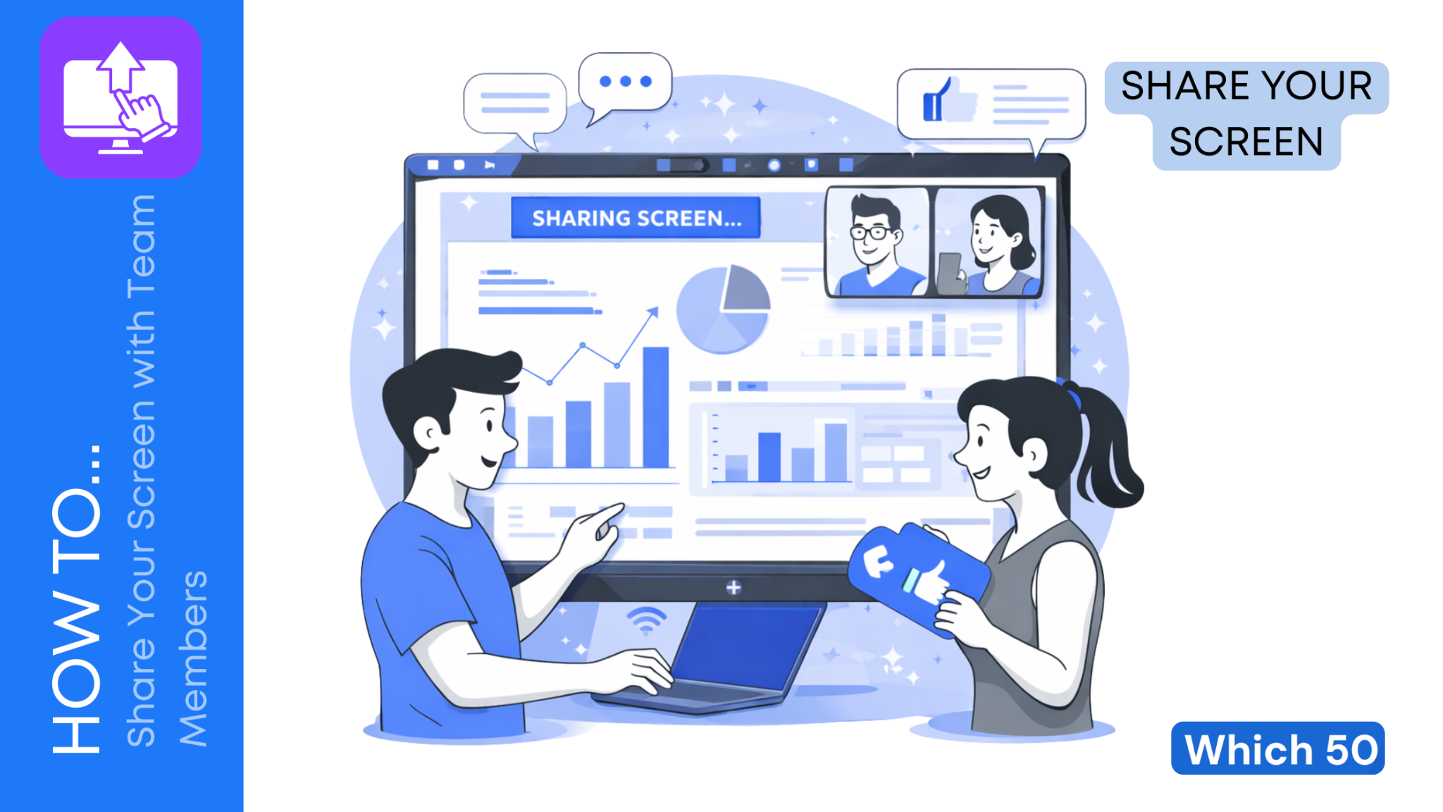 How To Share Your Screen With Team Members | Which 50